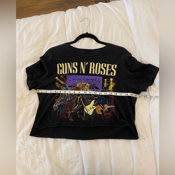 Guns n Roses | Tops | Vintage Guns N Roses Crop Top | Poshmark